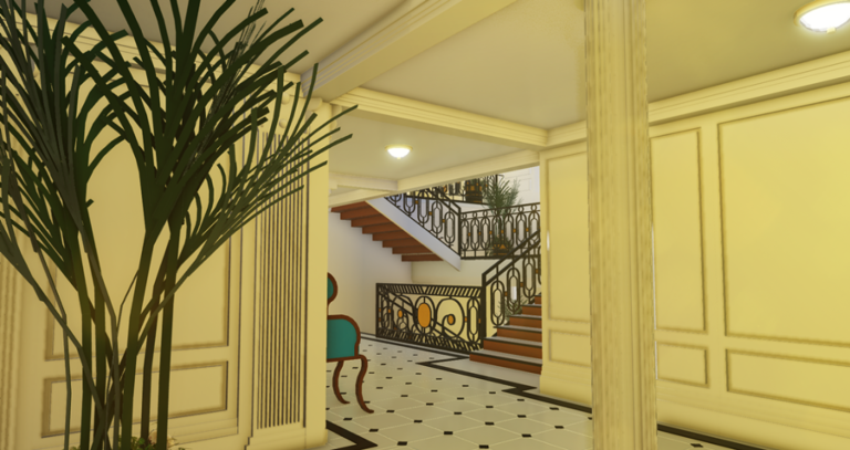 Aquitania | 1st Class Staircase