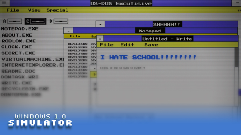 RobloxGo | [🔒Temporary] Windows 1.0 Simulator - Real Time Stats, Insights And Ranking