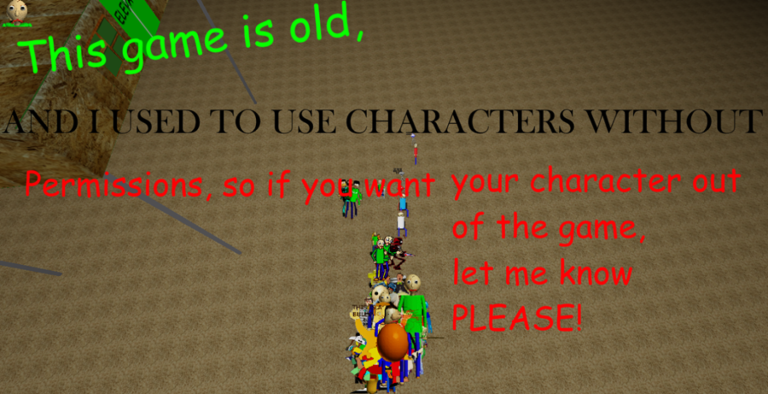 RobloxGo | Baldi's Basics Killer Nextbots - Real Time Stats, Insights ...