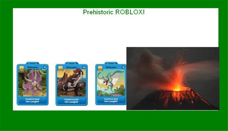 RobloxGo | Prehistoric ROBLOX - Real Time Stats, Insights And Ranking