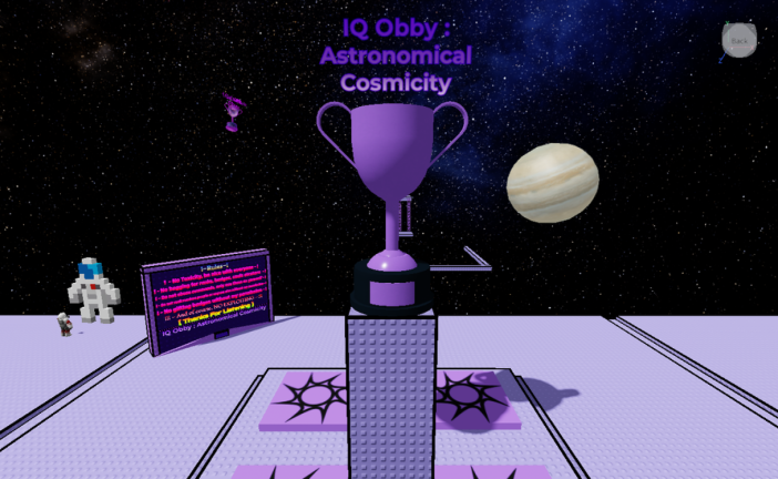 RobloxGo | [Update] IQ Obby : Astronomical Cosmicity - Real Time Stats ...
