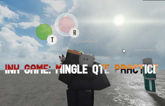 RobloxGo | Ink game: Mingle practice QTE System RESET VS [🍀PITY] Ink ...