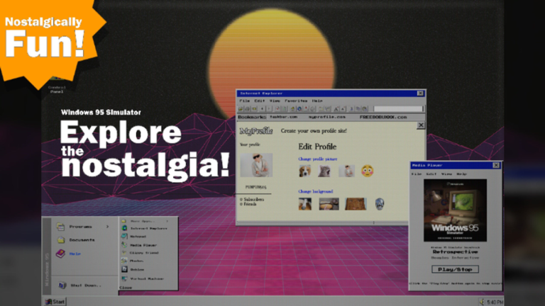 RobloxGo | [🔒Temporary] Windows 95 Simulator - Real Time Stats ...