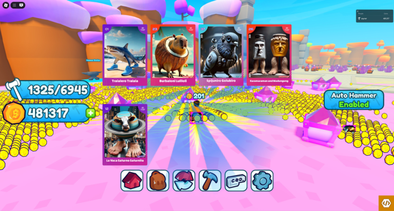 RobloxGo | [🦈BRAINROT COLLECTION] 🔨 Mythos Rush! VS Italian Brainrot ...