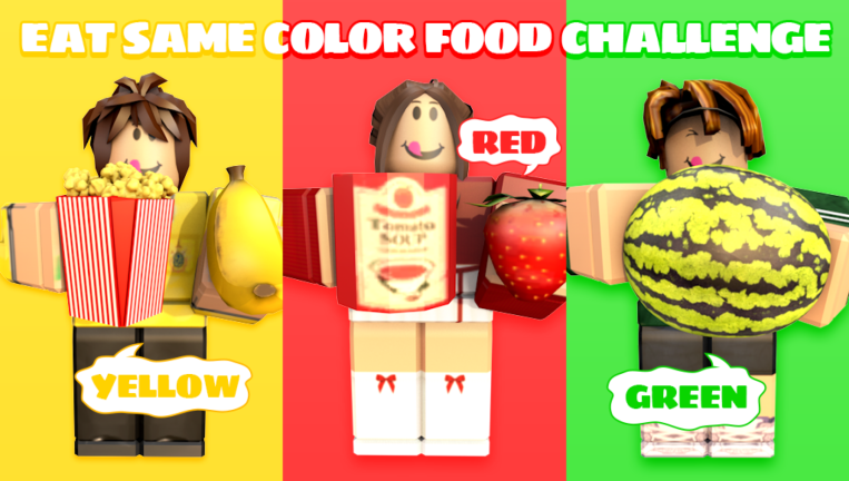 [BoyVSGirl] Eat Same Color Food Challenge