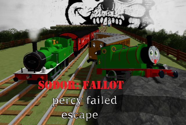 RobloxGo | Sodor: Fallout Percy Failed escape VS Sodor fallout ( James the Mutated Engine ) Full ...