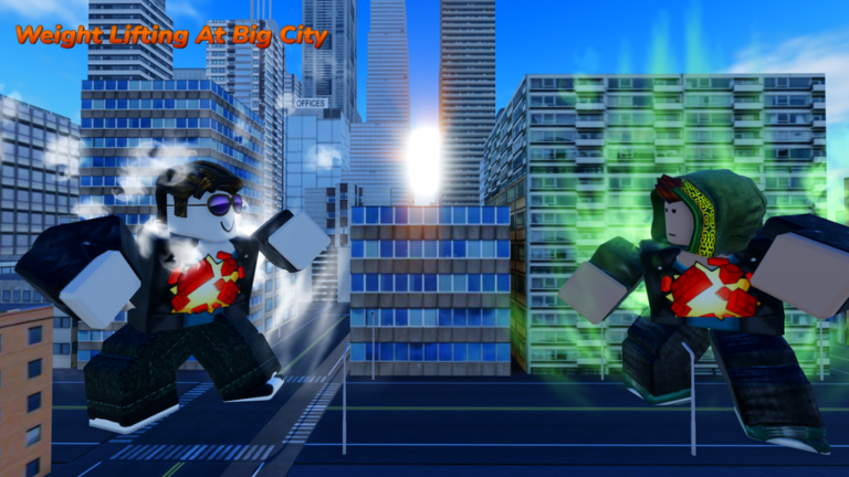 RobloxGo | [🌍 World 2 🌍] Weight Lifting At Big City - Real Time Stats ...