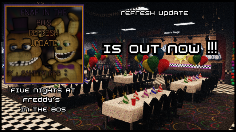 RobloxGo | (Map Update !!!) FNaF in the 80s : The Rebranded - Real Time ...