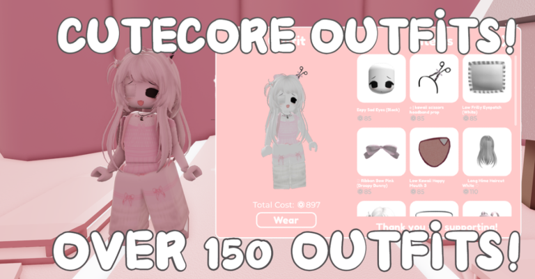 RobloxGo | NEW MAP! CUTECORE GIRL OUTFIT IDEAS! (200+) - Real Time ...