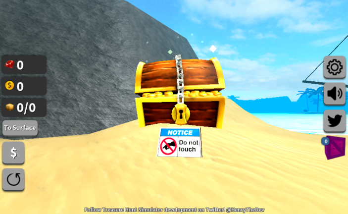 RobloxGo | Treasure Hunt Simulator [no scripts] - Real Time Stats ...