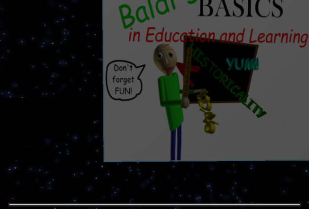RobloxGo | What is Baldi's UNREAL Basics In Education And Learning age ...