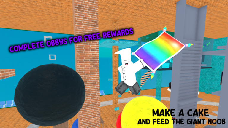 RobloxGo | ★Make A Cake And Feed The Giant Noob★ UPDATE - Real Time ...