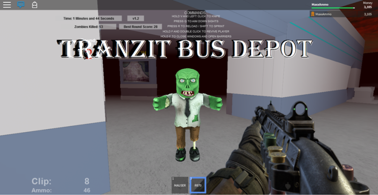 RobloxGo | BUS DEPOT BLACK OPS 2 CUSTOM ZOMBIES MAP - Real Time Stats ...