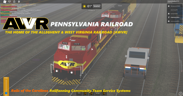 RobloxGo | AWVR Pennsylvania Railroad [MOVED TO THE GROUP] - Real Time ...