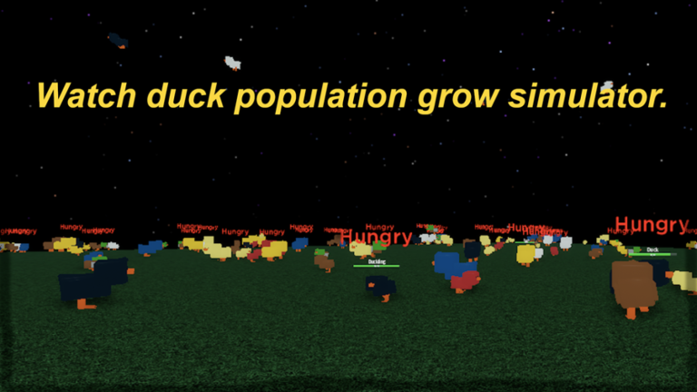 RobloxGo | Watch the duck population grow simulator - Real Time Stats ...