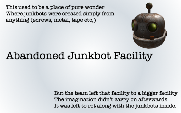 RobloxGo | Abandoned Junkbot Facility (Showcase) - Real Time Stats ...