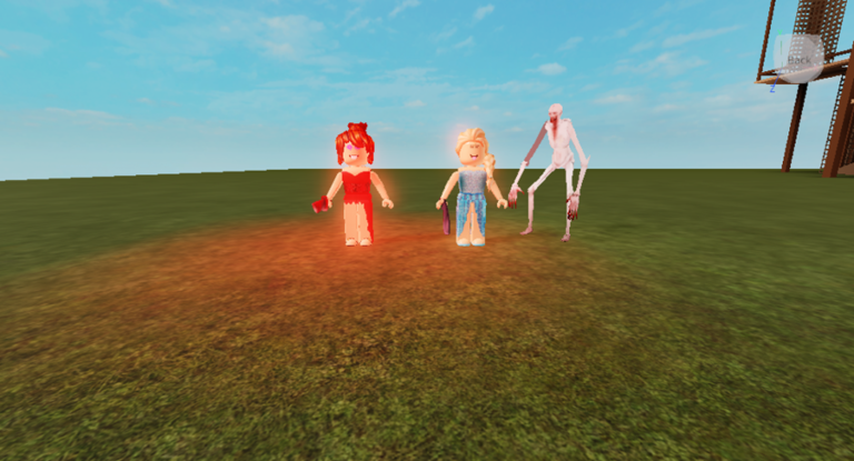 RobloxGo | survival scp and red dress gir and killer elsa - Real Time ...