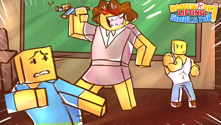 RobloxGo | 🎓 [Pets!] Homework Lifting Simulator - Real Time Stats ...