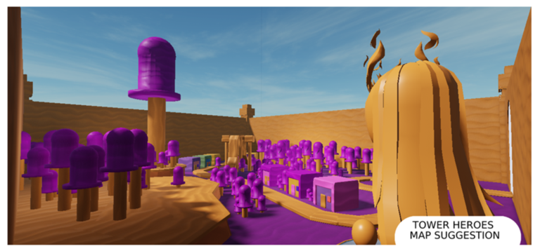 RobloxGo | Tower heroes map submission : Wooly Wonderland. - Real Time ...