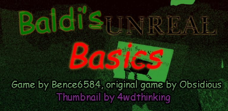 RobloxGo | Baldi's Unreal Basics [ALPHA] - Real Time Stats, Insights ...