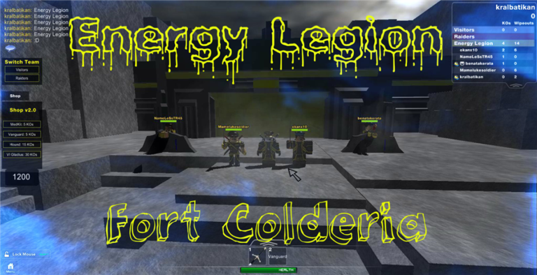 RobloxGo | Energy Legion Fort Colderia - Real Time Stats, Insights And ...