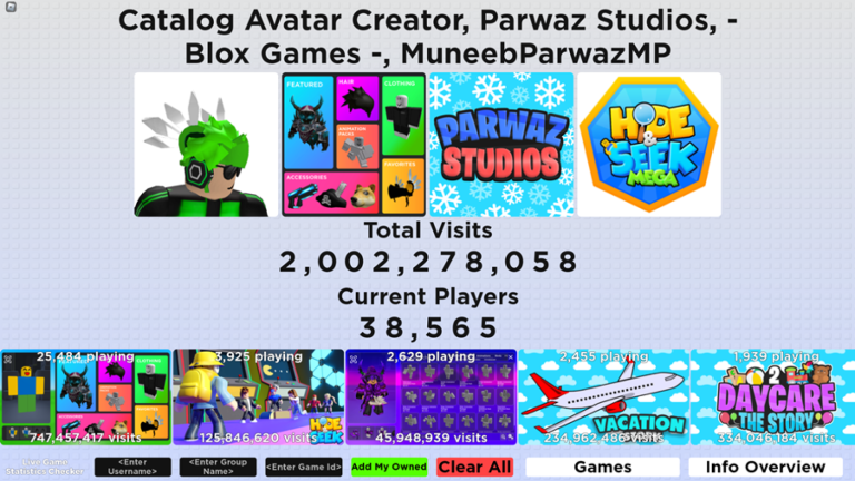 RobloxGo | Live Game Statistics Checker - Real Time Stats, Insights And ...