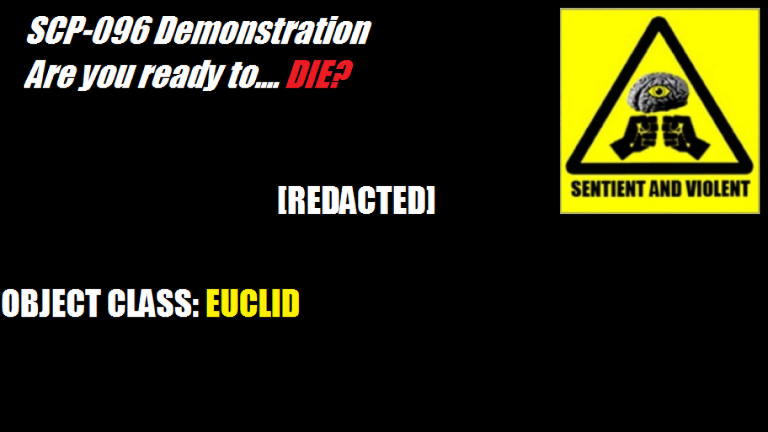 RobloxGo | SCP Demonstration 1 - SCP-096 Shy Guy - Real Time Stats ...