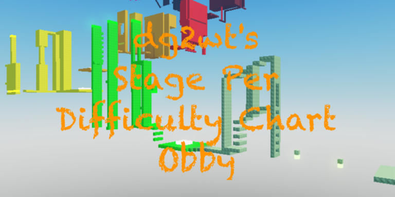 RobloxGo | [THE END] dg2wt's Stage Per Difficulty Chart Obby - Real ...
