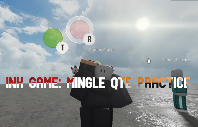 RobloxGo | Ink game: Mingle Practice QTE system - Real Time Stats ...