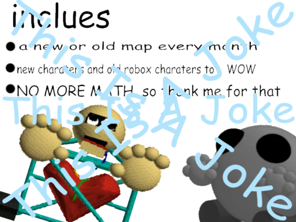 RobloxGo | Baldi's Basics X In Way Way Way To Many Characters - Real ...