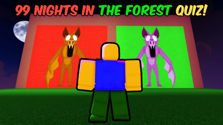 RobloxGo | 99 Nights in the Forest QUIZ! [VOLCANO UPDATE!] VS Steal a ...
