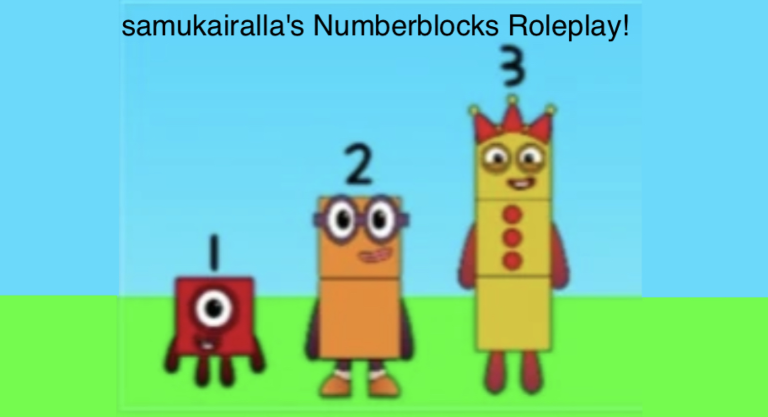 RobloxGo | (W.I.P) Samueldk's Numberblocks Roleplay - Real Time Stats ...