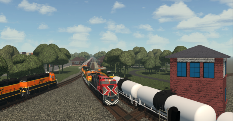 RobloxGo | (SOLAR ECLIPSE ENDS) Build a Railroad Crossing X VS ...